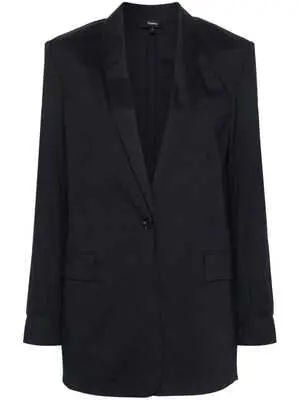 Theory Shawl-lapel Single-breasted Blazer