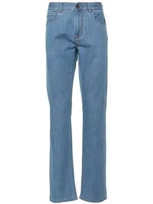 Canali Mid-rise Slim-fit Jeans