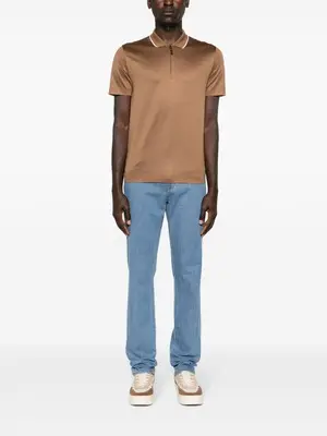 Canali Mid-rise Slim-fit Jeans