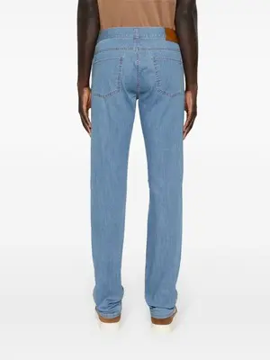 Canali Mid-rise Slim-fit Jeans