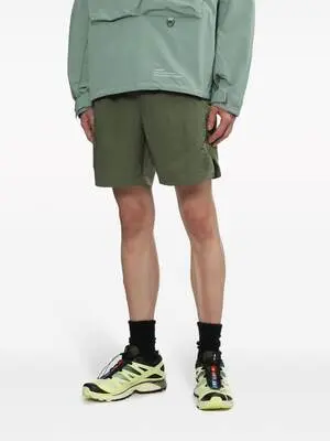 SUNFLOWER Elasticated-waistband Track Shorts - Green