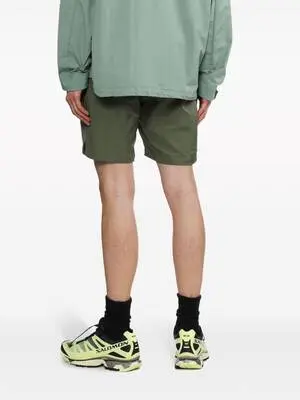 SUNFLOWER Elasticated-waistband Track Shorts - Green