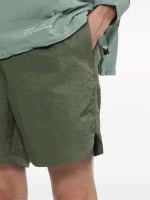SUNFLOWER Elasticated-waistband Track Shorts - Green
