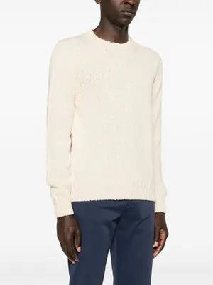 Canali Cotton Jumper - Neutrals