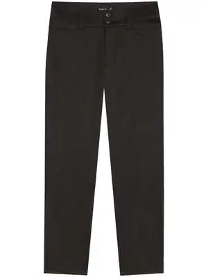 AGNES B. Neo Satin Capri Trousers