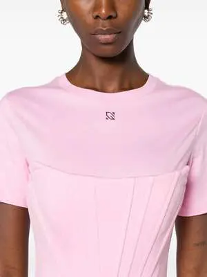 Giuseppe Di Morabito Corset-insert T-shirt Dress