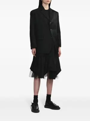 Comme Des Garçons Notched-lapel Single-breasted Blazer