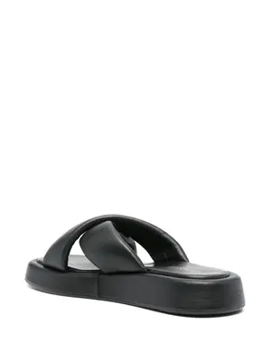 VAMSKO Pillow Padded Leather Sandals