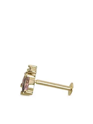 LARK & BERRY 14kt Yellow Blossom Sapphire Earring