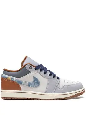 JORDAN Air 1 Repaired Denim Sneakers - White