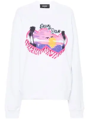 Dsquared2 Dean & Dan Cotton Sweatshirt