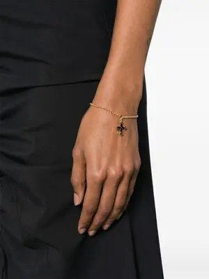 Dolce & Gabbana Cross-charm Rolo-chain Bracelet