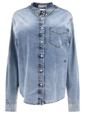 Jacob Cohen Cut-out Shirt - Light Blue