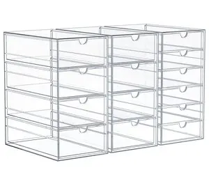 SORBUS 14-drawer Acrylic Organizer For Makeup - One-color