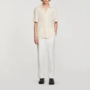 Sandro Shark Collar Shirt - Ecru