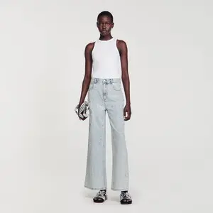 Sandro Rhinestone-embellished Jeans