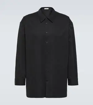 THE ROW Lukre Oversized Cotton-blend Poplin Shirt