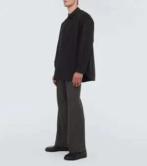 THE ROW Lukre Oversized Cotton-blend Poplin Shirt