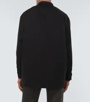 THE ROW Lukre Oversized Cotton-blend Poplin Shirt