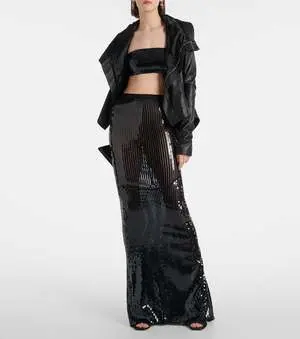 Rick Owens Sequined Bandeau Top