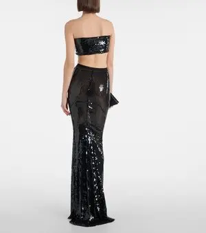 Rick Owens Sequined Bandeau Top