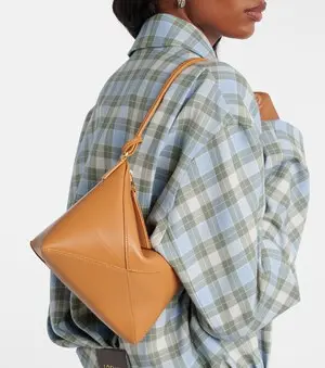 Loewe Puzzle Fold Shoulder Bag - Brown