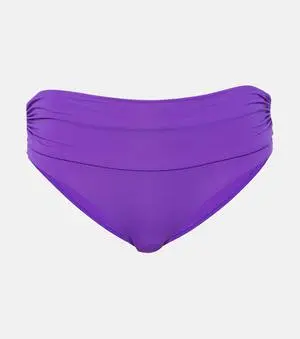 Melissa Odabash Melissa Odabash Bel Air Gathered Bikini Bottom Purple