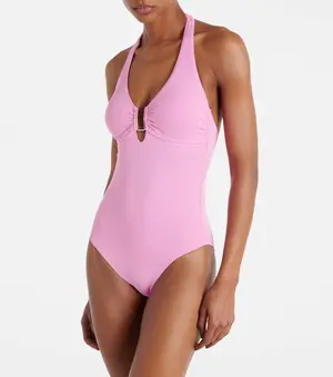 Melissa Odabash Tampa Halterneck Swimsuit - Pink
