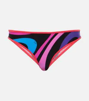 Emilio Pucci Marmo Low-rise Bikini Bottom - Multicoloured