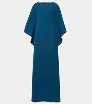 Safiyaa Amarella Embellished Gown - Blue