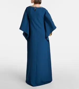 Safiyaa Amarella Embellished Gown - Blue