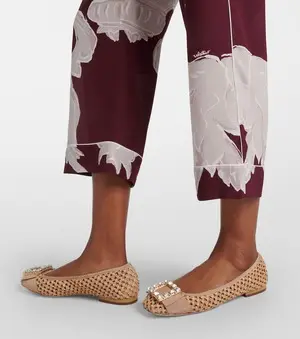 ROGER VIVIER Très Vivier Ballet Flats - Beige