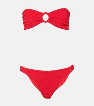 Hunza G Gloria Ring-detail Bikini - Red