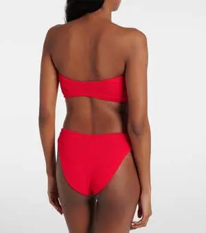 Hunza G Gloria Ring-detail Bikini - Red