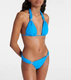 Melissa Odabash Grenada Ring Bikini Bottom - Blue