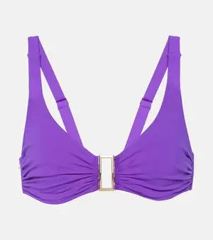 Melissa Odabash Bel Air Bikini Top - Purple
