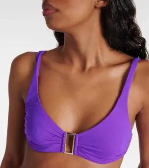 Melissa Odabash Bel Air Bikini Top - Purple