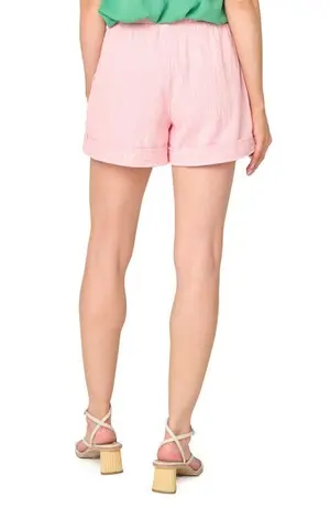 GIBSONLOOK Gauze Drawstring Shorts