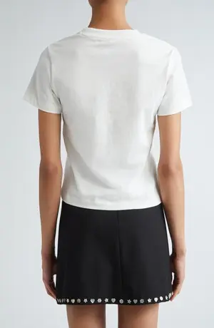 Sandy Liang Tellin Shell Graphic T-shirt