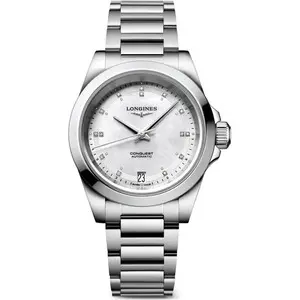 LONGINES Conquest Automatic Bracelet Watch - Silver