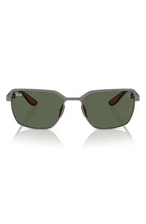 Ray-ban X Ferrari Scuderia Square Sunglasses - Dark Green