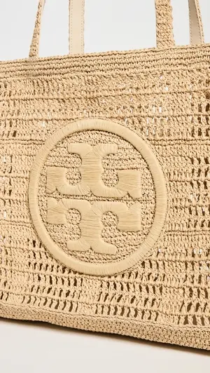 Tory Burch Ella Hand-crocheted Large Tote - Natural