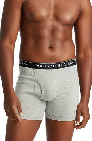 Polo Ralph Lauren Assorted 3-pack Wicking Boxer Briefs - Multicolor