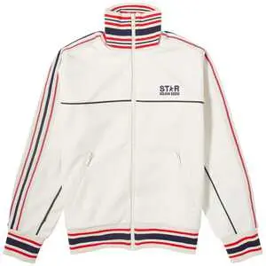 GOLDEN GOOSE Star Track Jacket - Papyrus/dark Blue