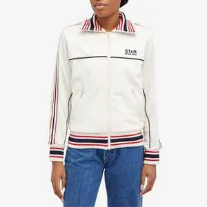 GOLDEN GOOSE Star Track Jacket - Papyrus/dark Blue