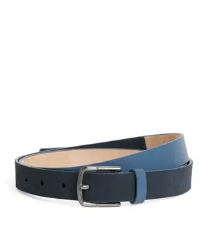 Giorgio Armani Leather Belt - Blue