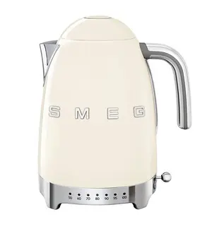 SMEG 50s Style Variable Temperature Control Kettle - Neutral