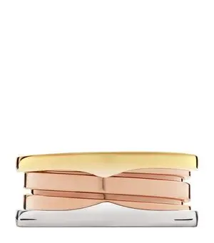 BVLGARI Rose, White And Yellow B.zero1 Ring
