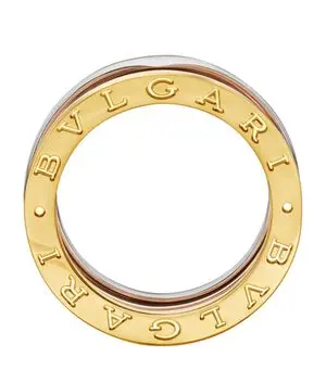 BVLGARI Rose, White And Yellow B.zero1 Ring