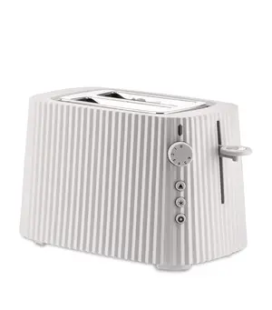 ALESSI Plissé 2-slice Toaster - White